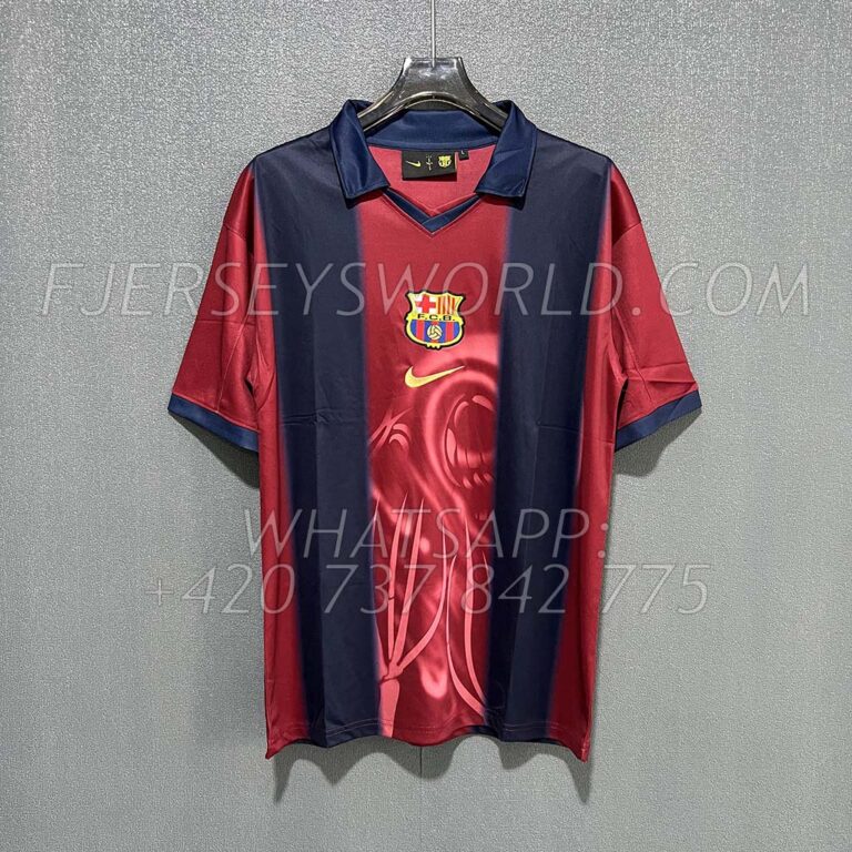 FC Barcelona x Travis Scott 2000-01 Skeleton FAN Version